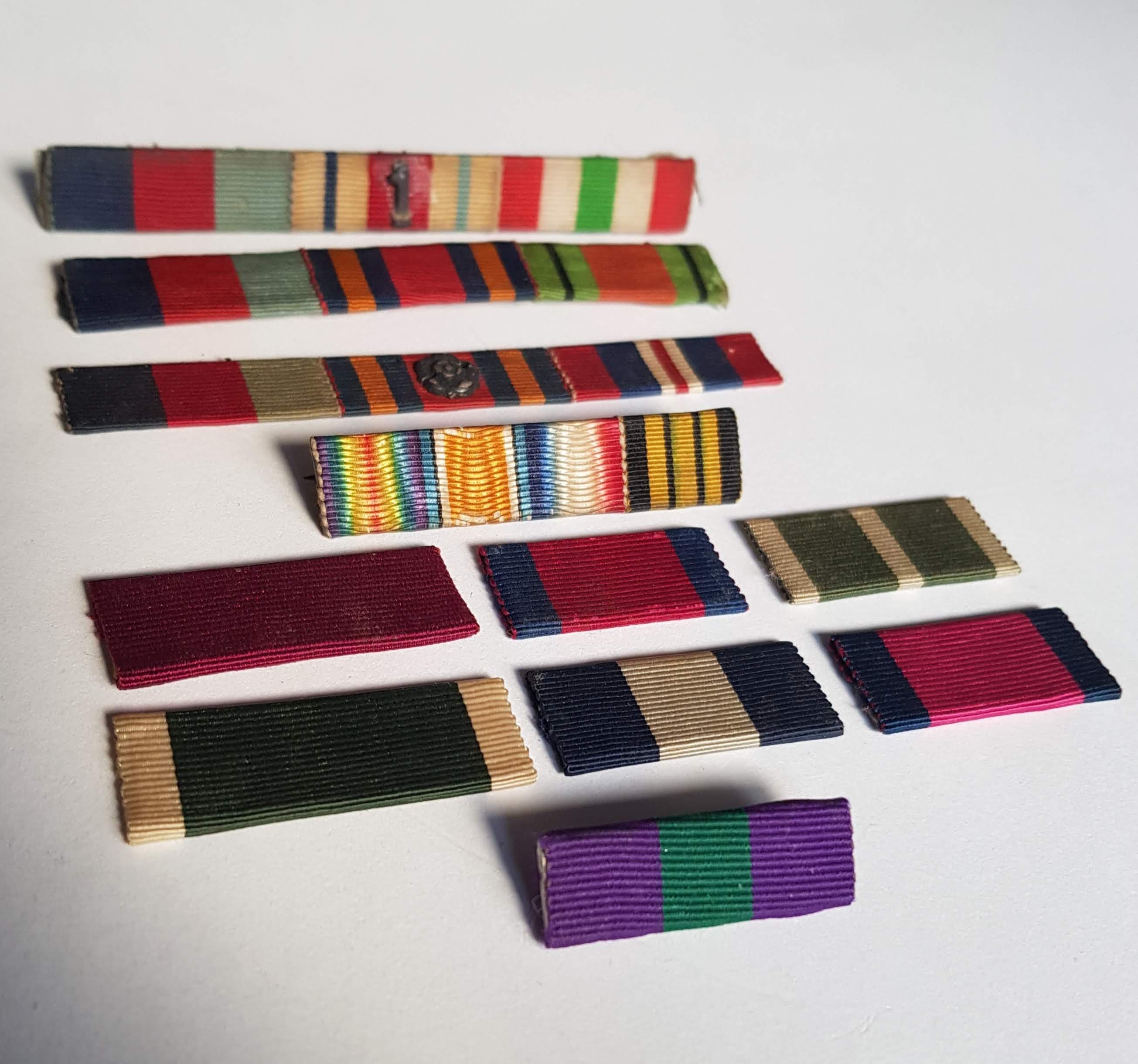 Collection of British Military Medal Bars Original Military - Etsy