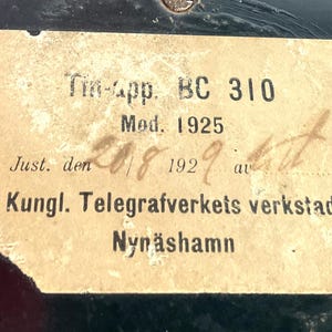 Antique Swedish Telephone. Rare Item. - Etsy