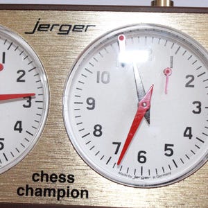 Vintage Jerger Chess Clock, Working Order and in Original Box - Etsy
