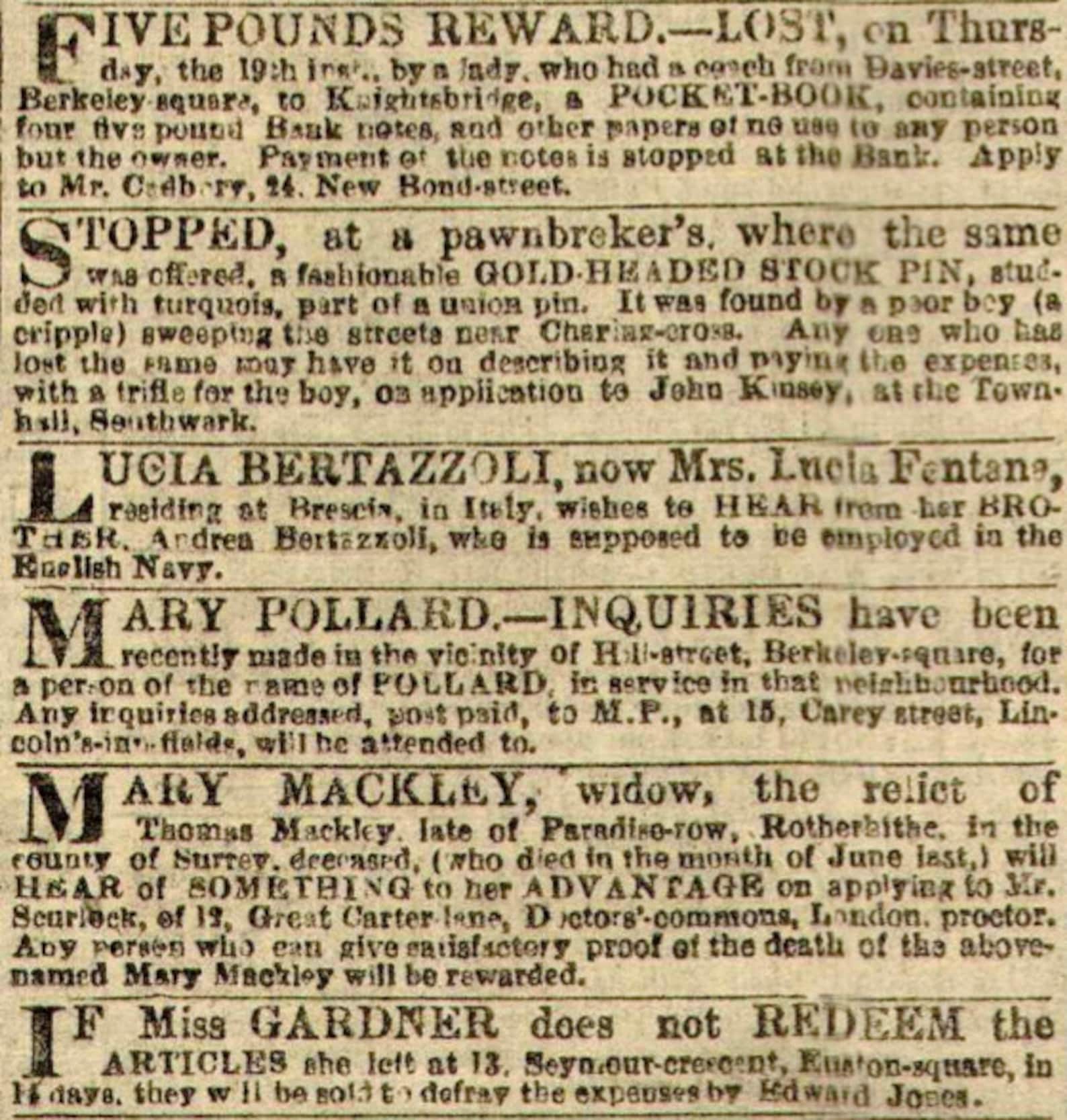 1840 Edition of the Times, London. Antique Newspaper. - Etsy