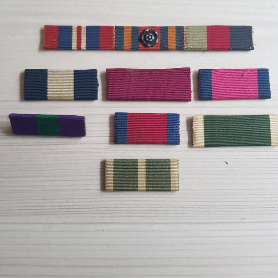 Collection of British Military Medal Ribbon Original | Etsy