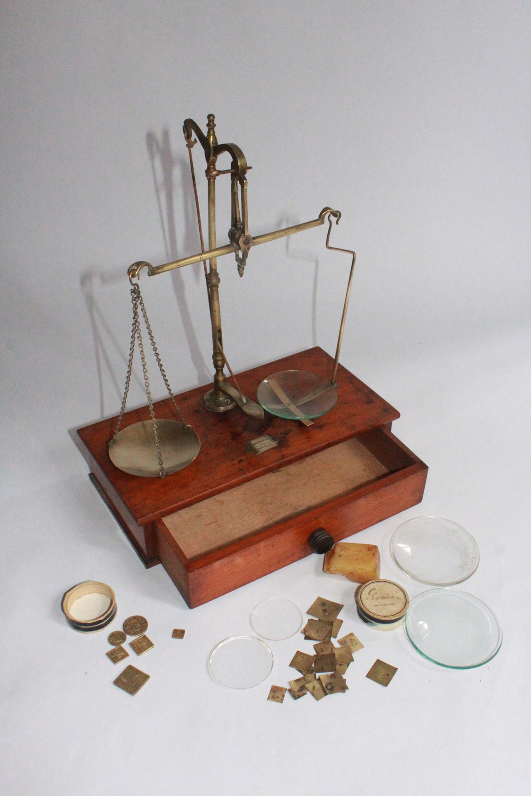 Antique Medical. Dispensing Scale and Accessories. 1890. - Etsy