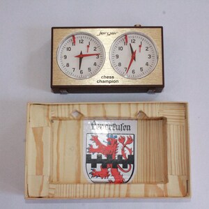 Vintage Jerger Chess Clock, Working Order and in Original Box - Etsy