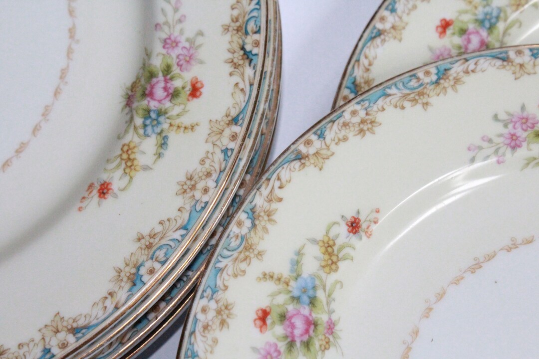 Set of Six Vintage Dinner Plates, 1940's. Made in Occupied Japan. - Etsy