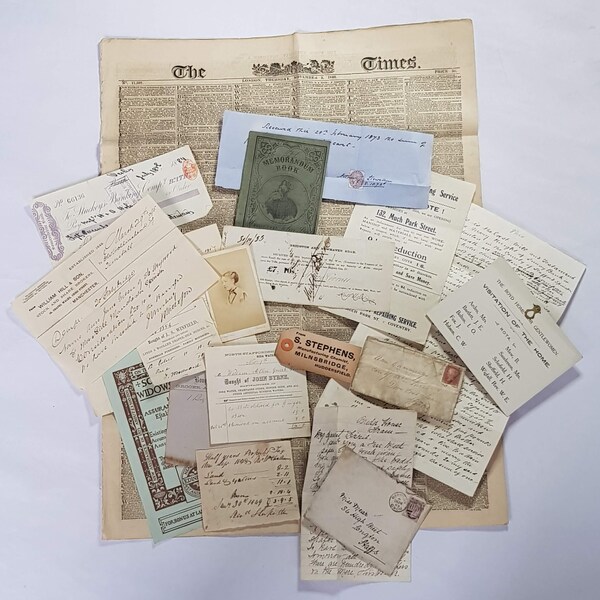 Antique Documents - Etsy