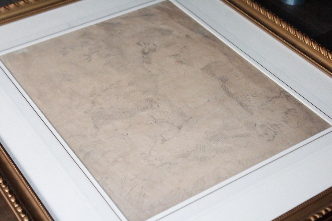 Original Pencil Sketch by George Morland 1793. Wall Art. - Etsy