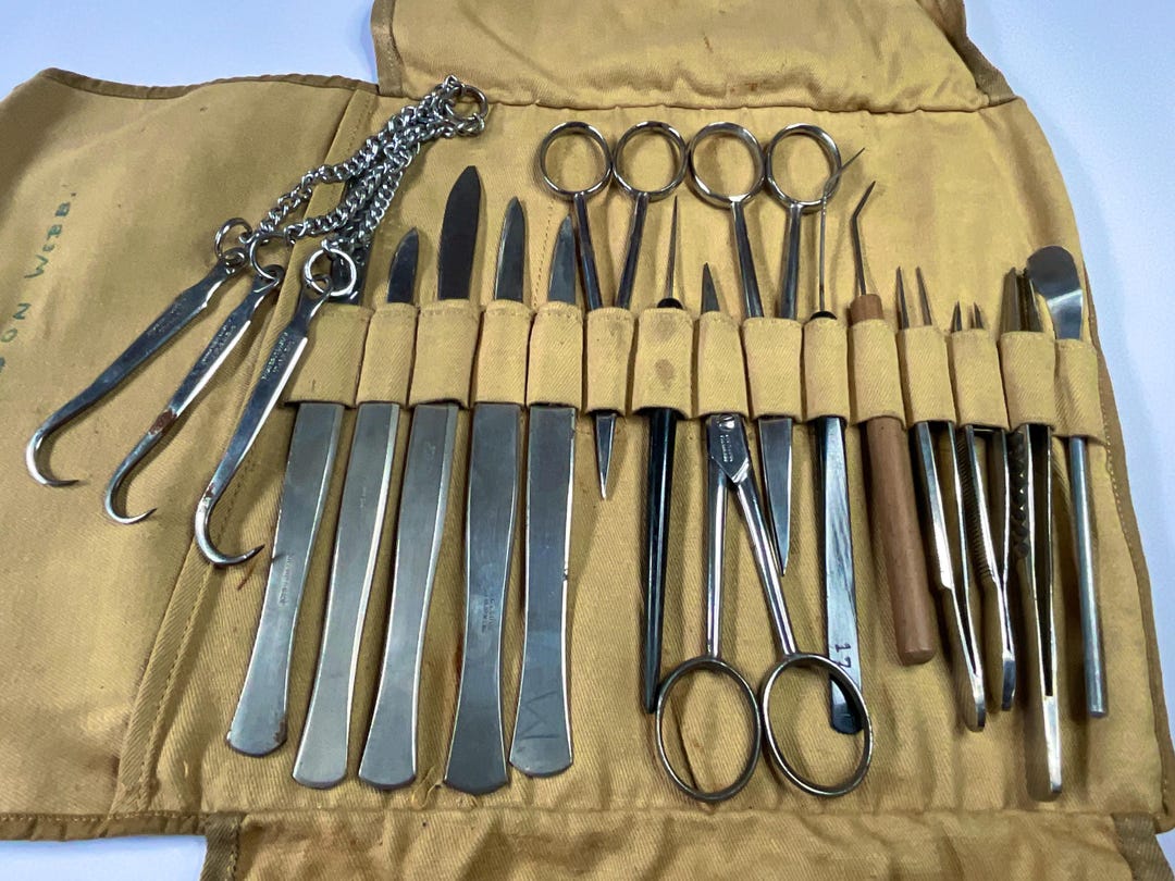 Vintage Surgical Instrument Roll, WWII Era, George T. Gurr Ltd. - Etsy