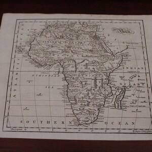 Three Antique Maps of Africa, 18th Century, All Original. - Etsy