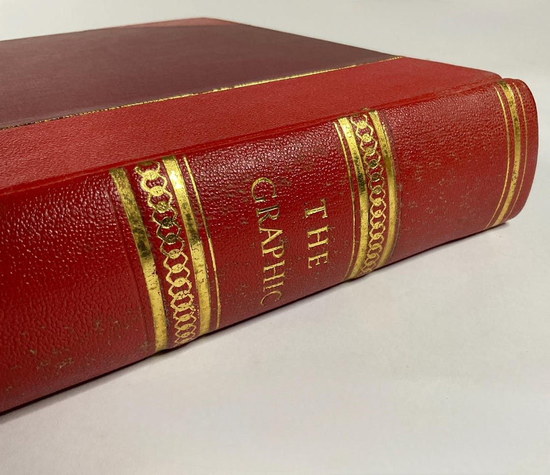 Antique Illustrated Book: the Graphic, 1883 Christmas Issues. - Etsy