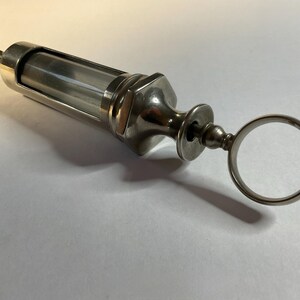 Vintage Ear Syringe – Metal Glass ENT Irrigation Syringe C.1930s–1950s ...