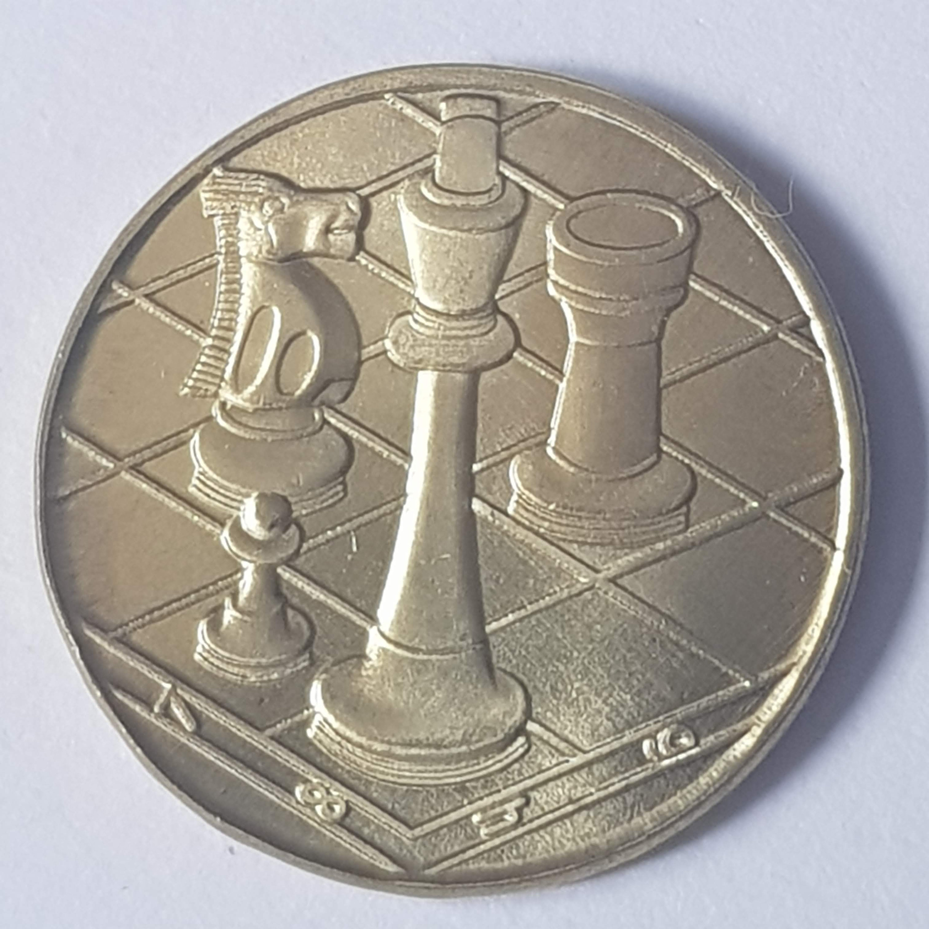 Chess Coin Set 3 Coin Set Chess Collectible - Etsy