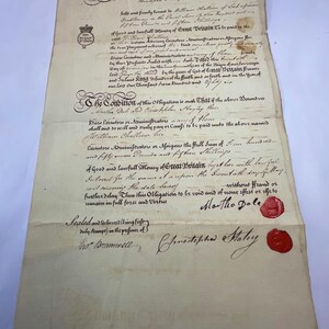Original Document From 1786 With Seals. Ephemera/documents. - Etsy