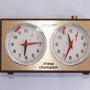 Vintage Jerger Chess Clock, Working Order and in Original Box - Etsy