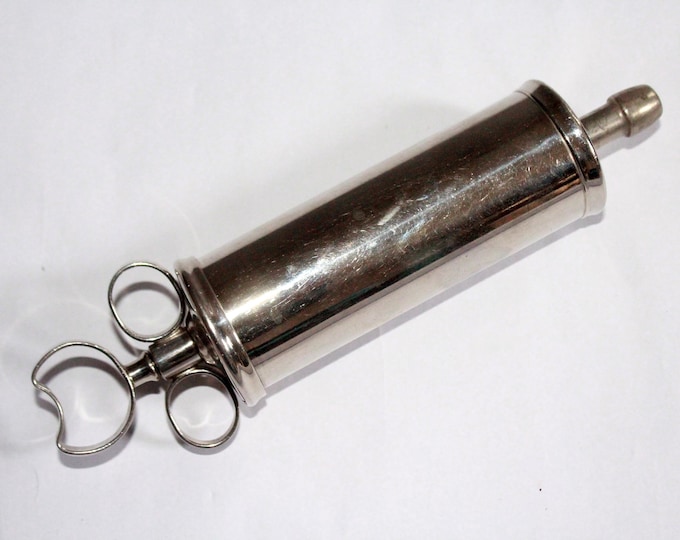 Large Antique Bladder Syringe. Antique Medical. Antique Surgical. - Etsy