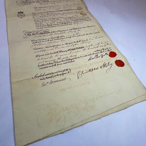 Original Document From 1786 With Seals. Ephemera/documents. - Etsy