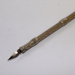 Antique Dip Pen and Pencil With Inkwell, Tray and Letter. - Etsy