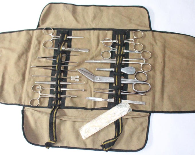 Vintage WWII Military Surgical Field Kit. Vintage Surgical, Vintage ...