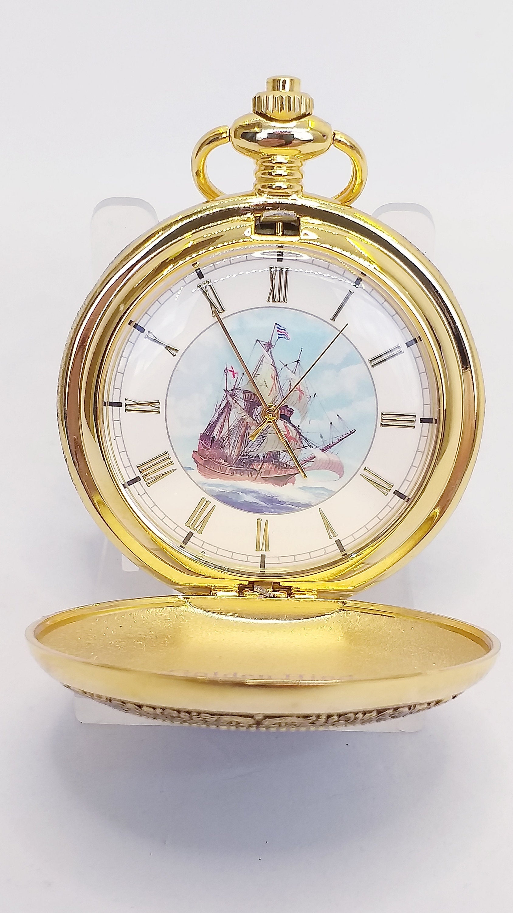 Golden Hind, Pocket Watch by Westminster Collection - Etsy