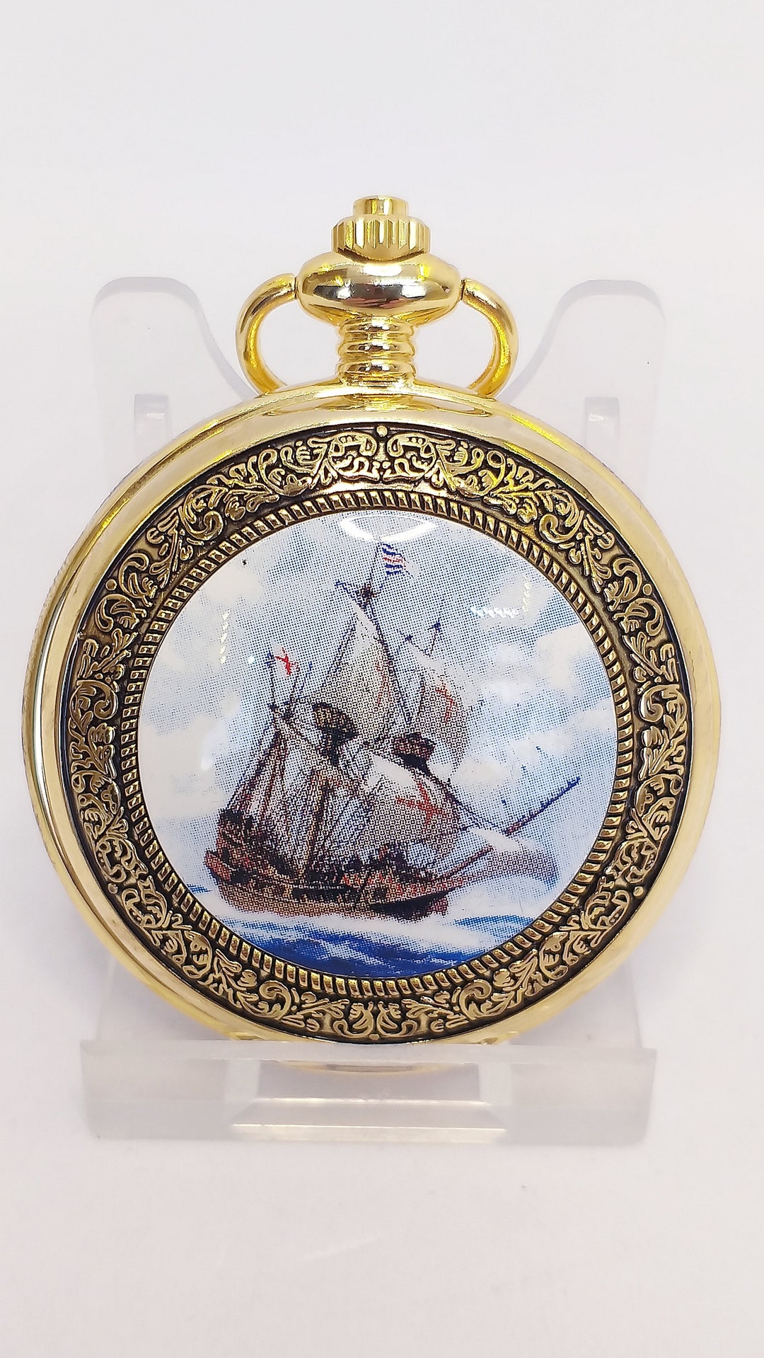 Golden Hind, Pocket Watch by Westminster Collection - Etsy