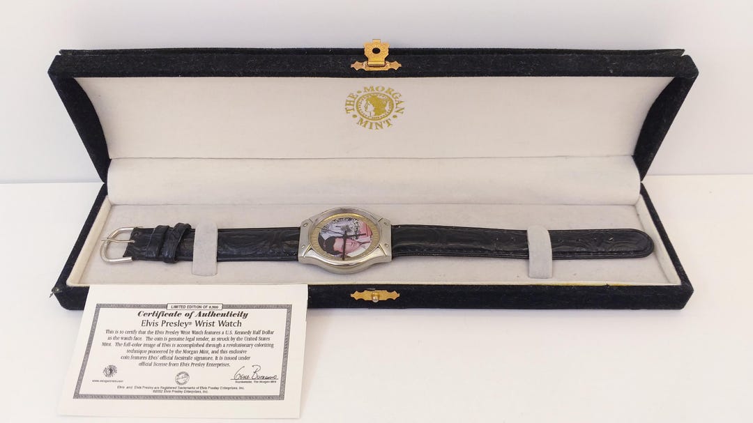 Elvis Presley Wrist Watch With COA and Original Presentation Box - Etsy