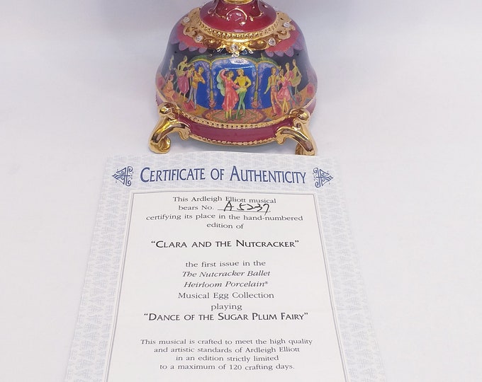 Clara and the Nutcracker, Music Box by Ardleigh Elliott With COA and ...