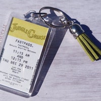 Disney Cruise Inspired Keychain | Wooden Keychain With Acrylic Shapes ...