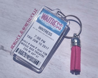 The Phantom of the Opera Broadway Musical Ticket Keychain | Etsy