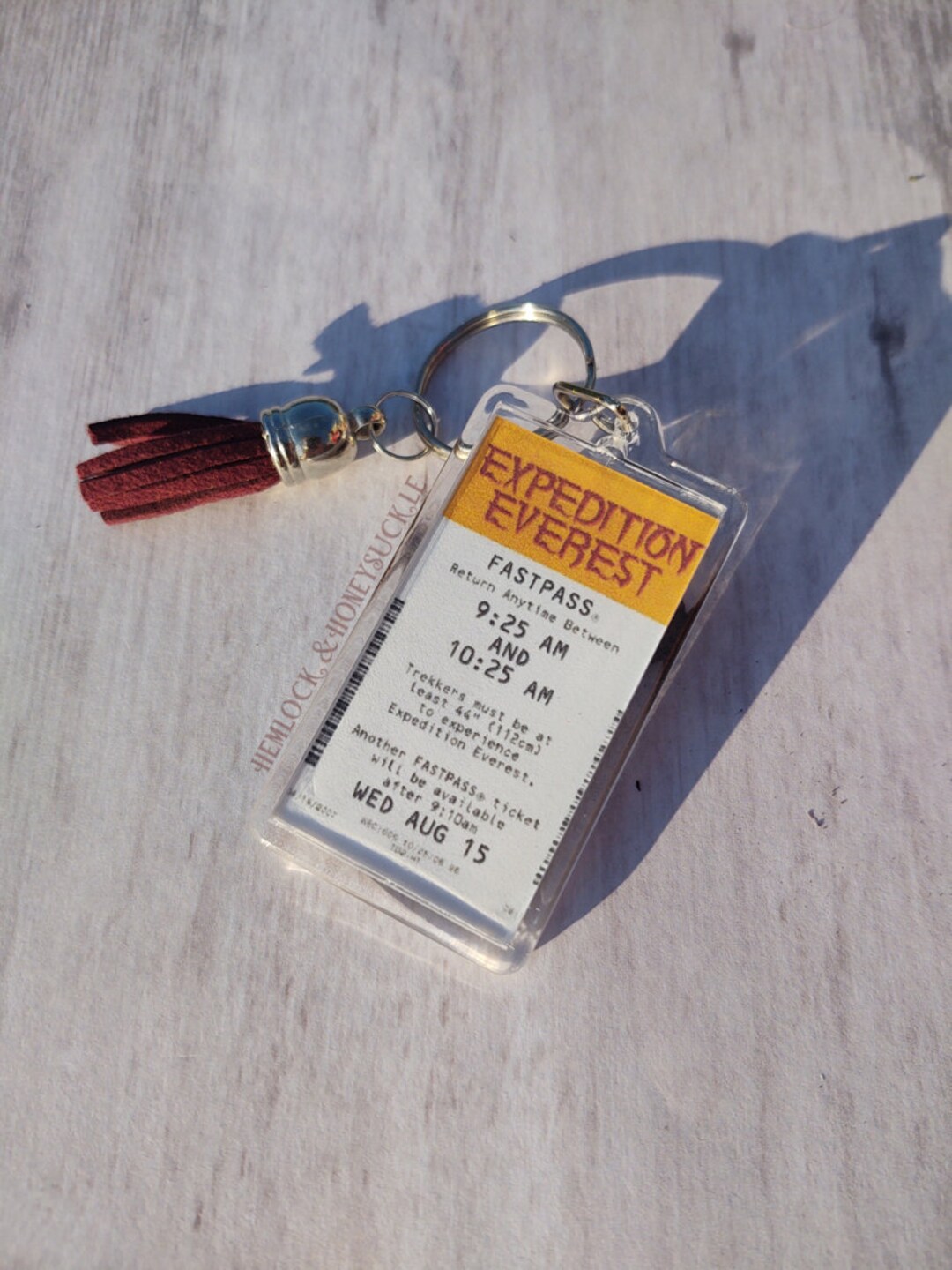 Expedition Everest Fastpass Keychain - Etsy