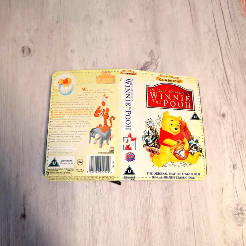 The Many Adventures of Winnie the Pooh VHS Card Holder RFID Blocking ...