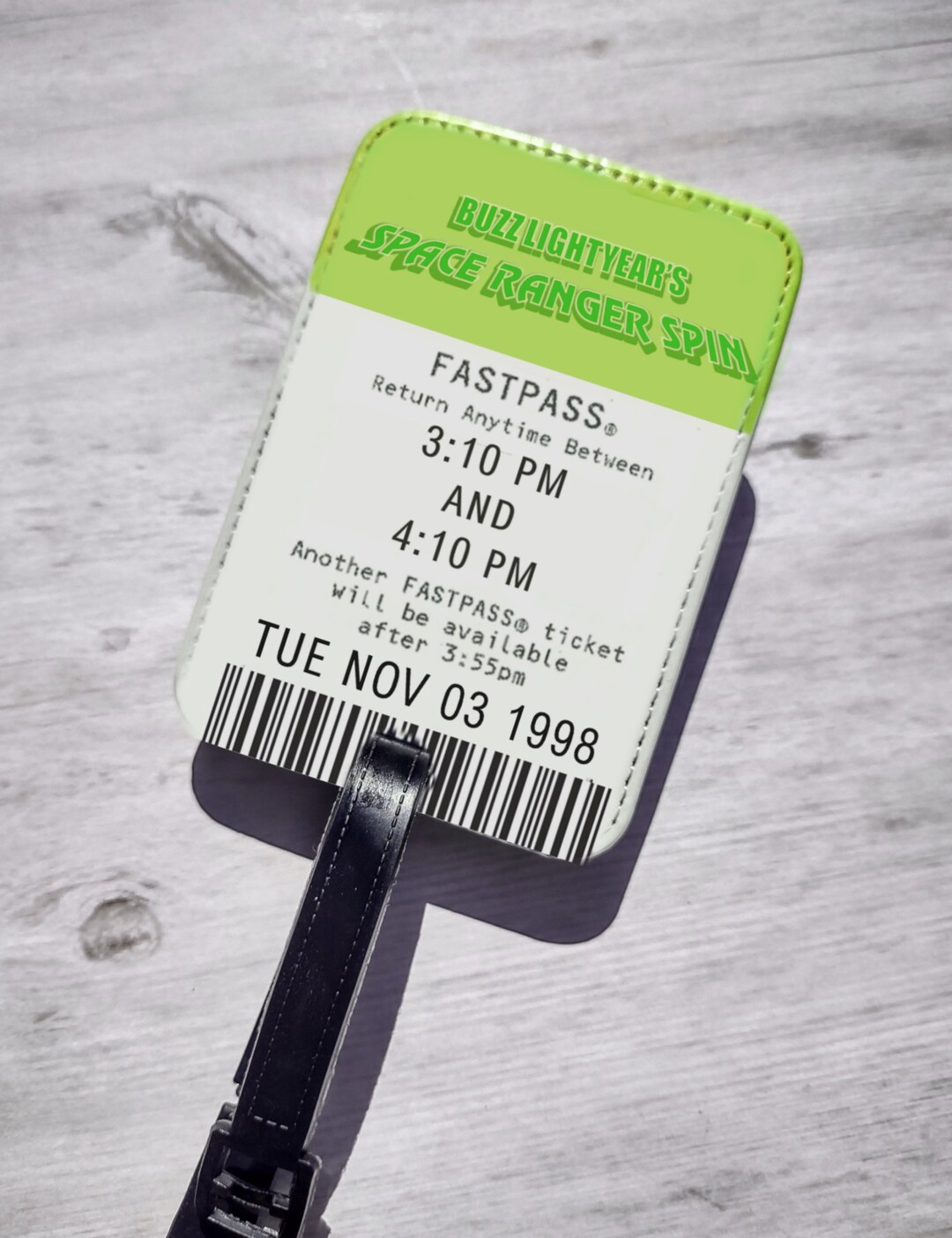Space Ranger Spin Fastpass Luggage Tag - Etsy