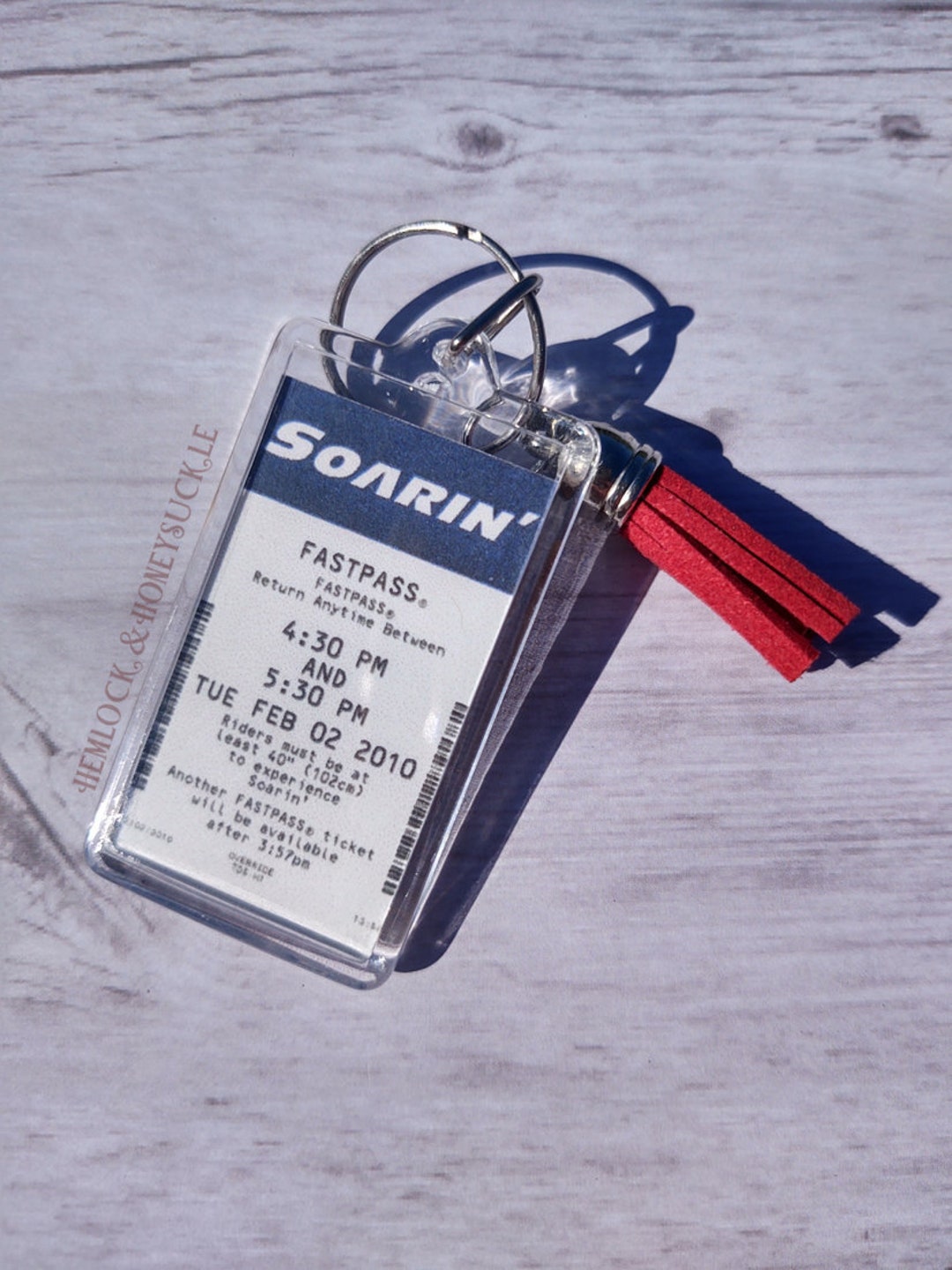 Soarin' Fastpass Keychain - Etsy