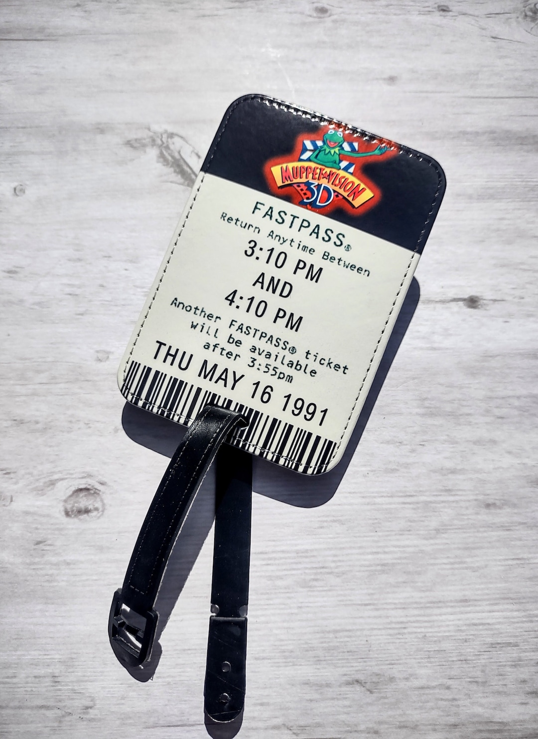 Muppet Vision 3D Fastpass Luggage Tag - Etsy