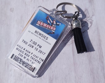 The Phantom of the Opera Broadway Musical Ticket Keychain - Etsy