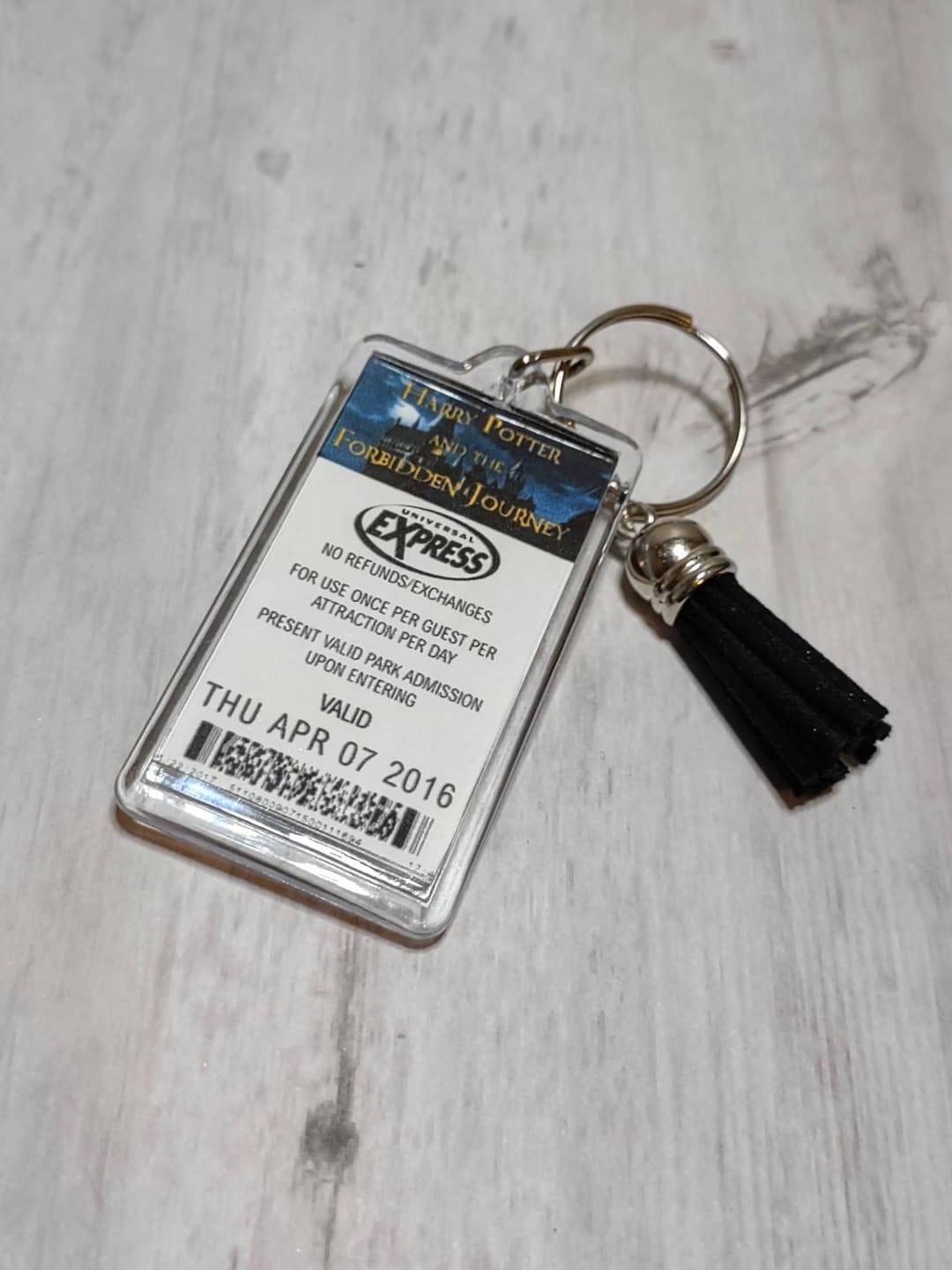 Harry Potter and the Forbidden Journey Express Pass Keychain - Etsy