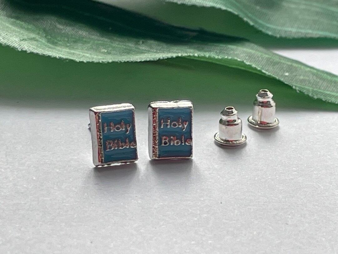 Holy Bible Stud Earrings, Girls Stud Earrings,girls Birthday Gifts ...