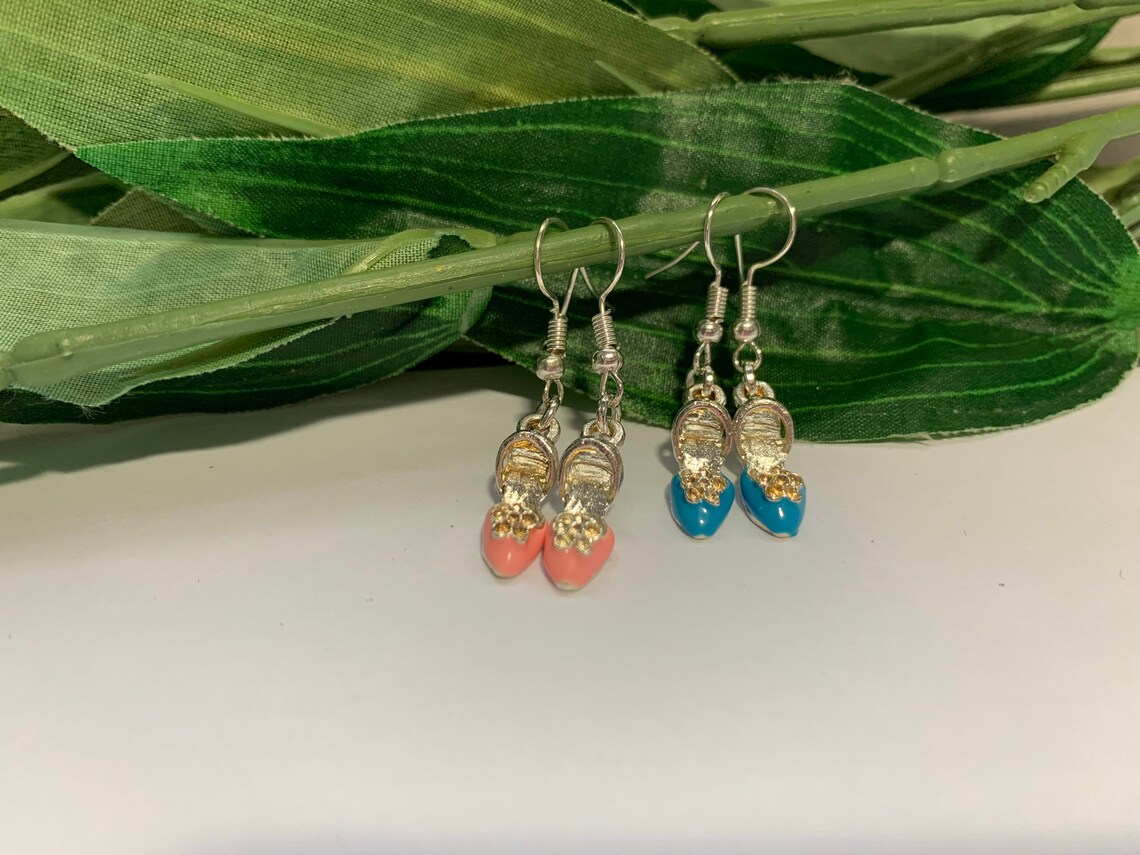 Girls Shoe Dangle Earrings Fashion Earrings Tweens Earrings | Etsy