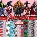 Kit Digital los Vengadores de Marvel para Imprimir | Etsy