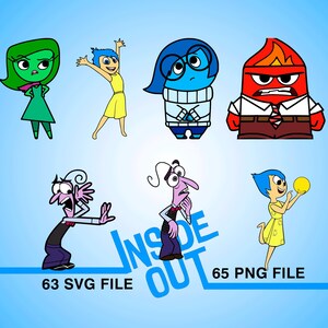 Inside Out Digital Kit | PNG and SVG Format - Etsy