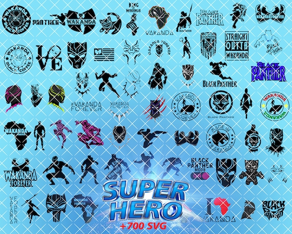 Super Heroes Digital Bundle Cut File SVG for Cricut | Etsy