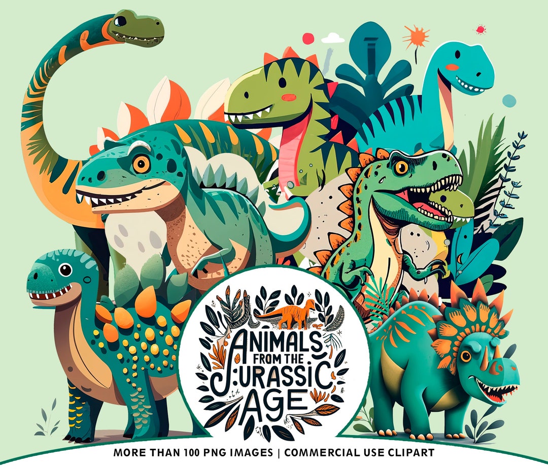 Dinosaur Clipart Pack | Clipart for Commercial Use | Nursery | Kids ...