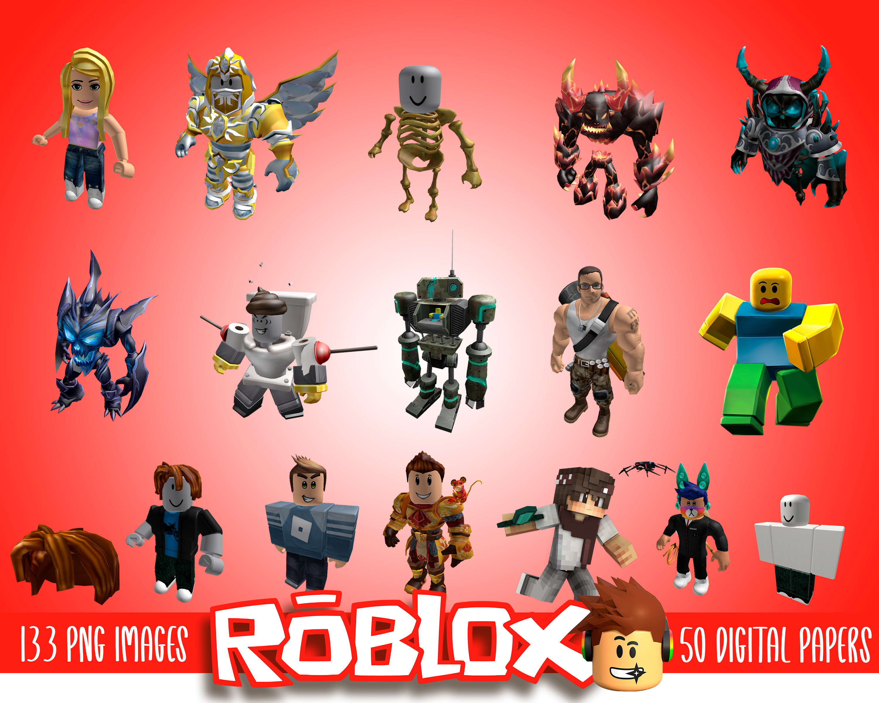 ROBLOX Kit Digital Scrapbook Kit Digital para imprimir | Etsy ROBLOX Kit Digital Scrapbook Kit Digital para imprimir | Etsy