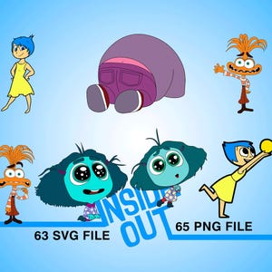 Inside Out Digital Kit | PNG and SVG Format - Etsy