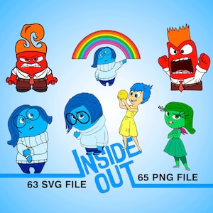 Inside Out Digital Kit | PNG and SVG Format - Etsy
