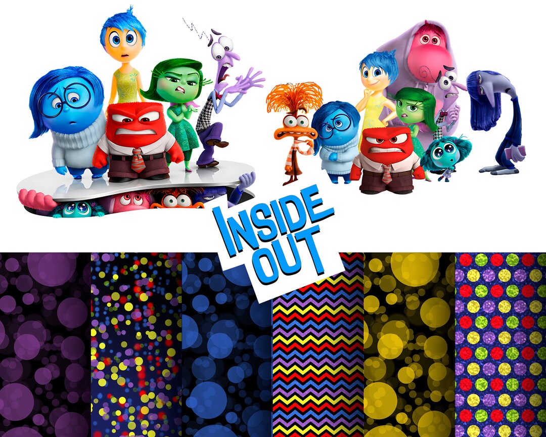 Inside Out Digital Kit 1 and 2 | PNG File Format | Contains Clipart ...