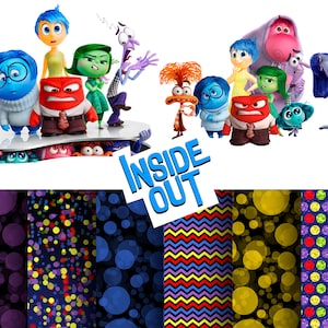 Inside Out Digital Kit 1 and 2 | PNG File Format | Contains Clipart ...