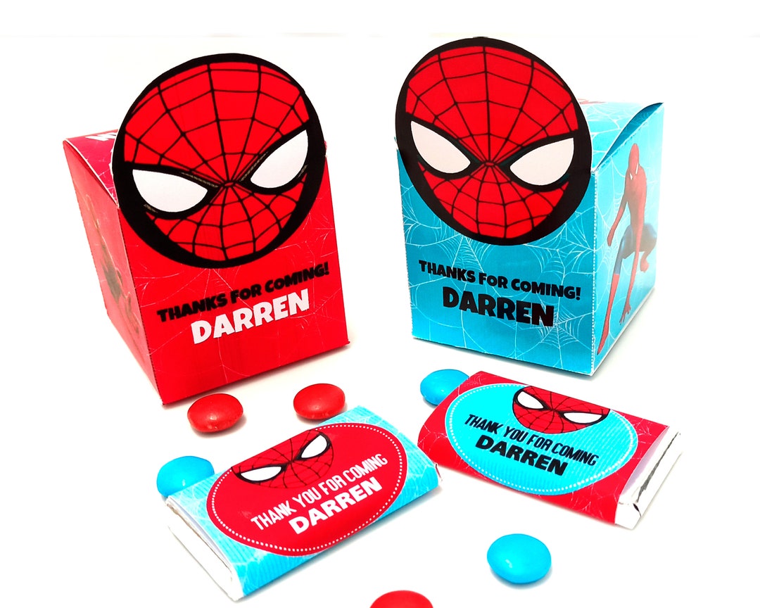 Spider-man Cube Box | to Print and Assemble - Etsy