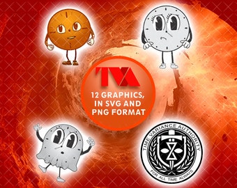 Loki Variant TVA Logo Jacket Svg Ai Psd Png Digital Download Pack ...