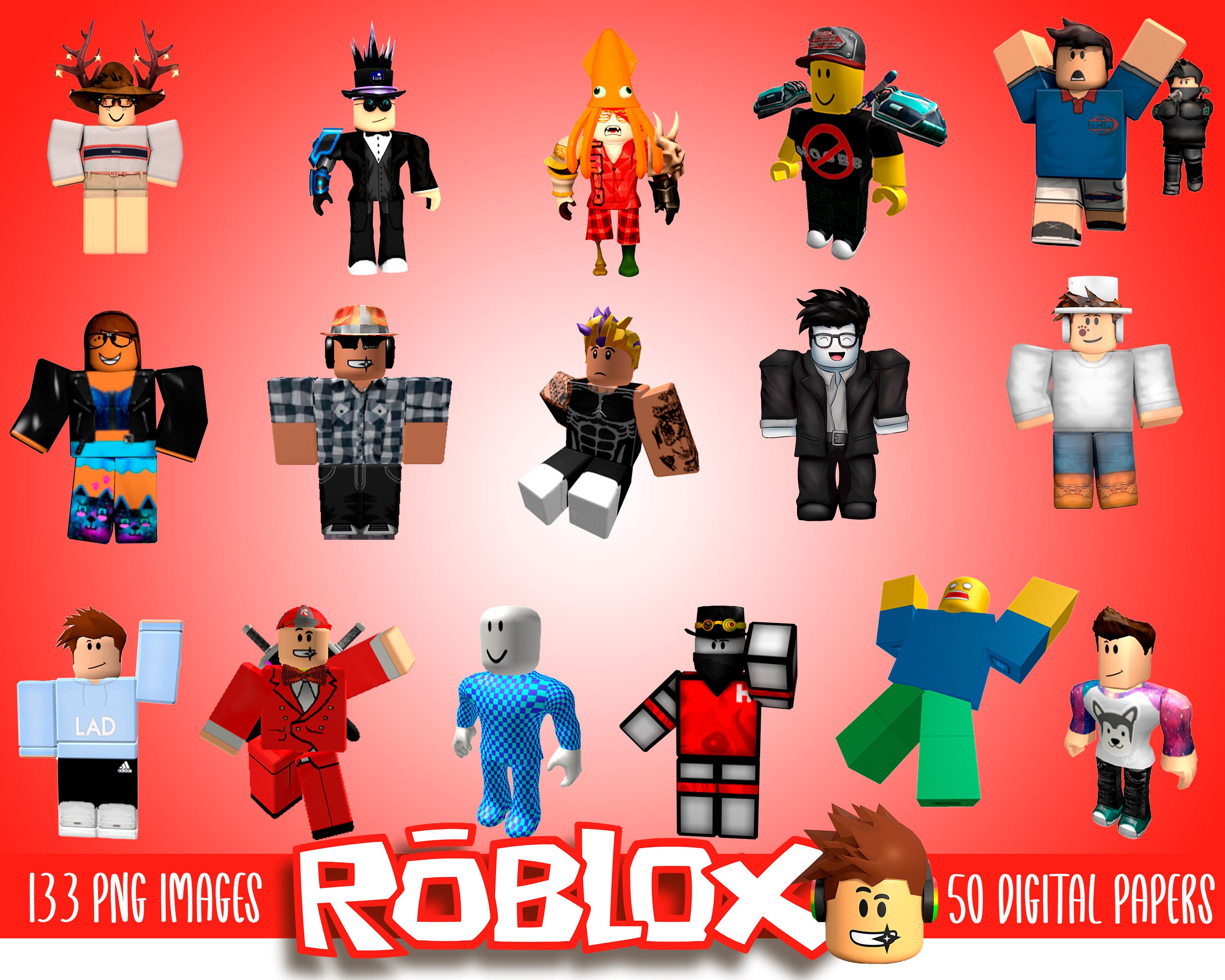 ROBLOX Kit Digital Scrapbook Kit Digital para imprimir | Etsy España