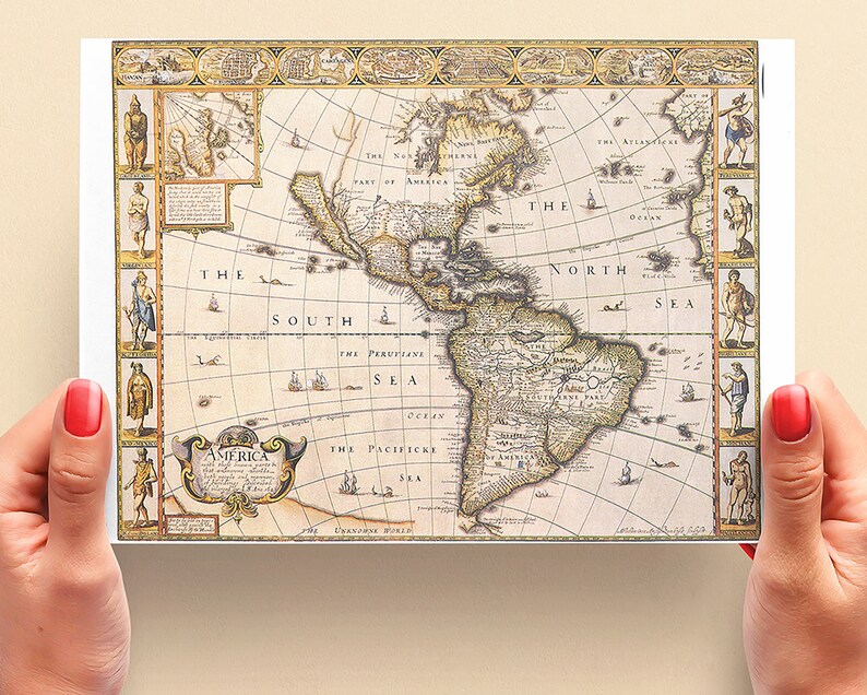 16 Old Maps #3 | Vintage Digital Maps - Etsy