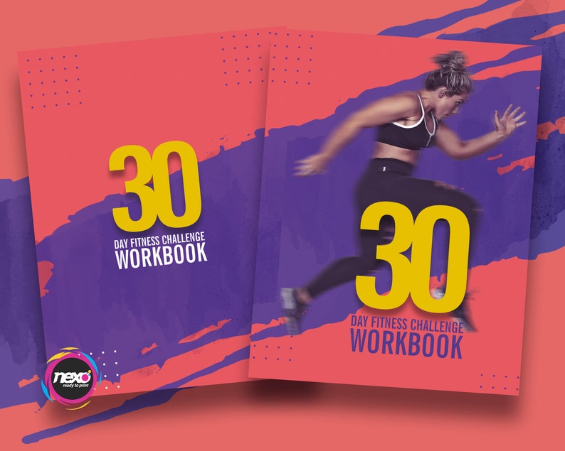 30 Days Fitness Challenge Workbook - Etsy